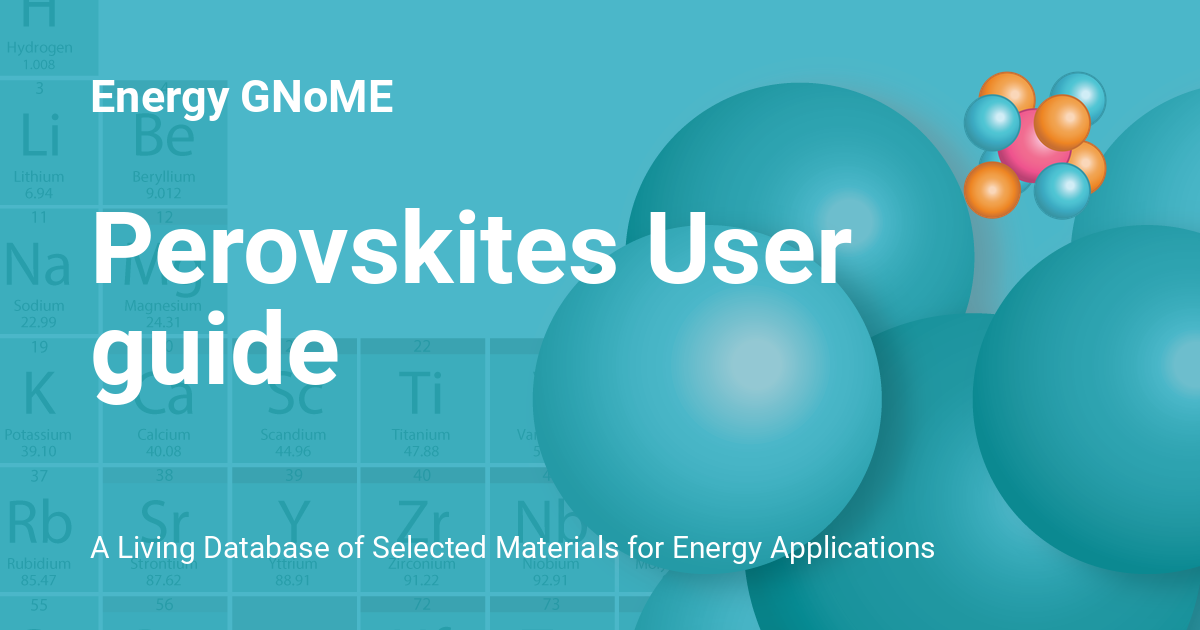 User guide - Energy-GNoME